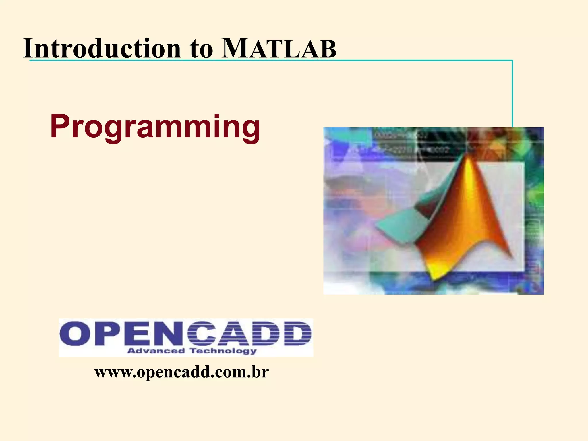 Basic Concept Of Matlab Ppt
