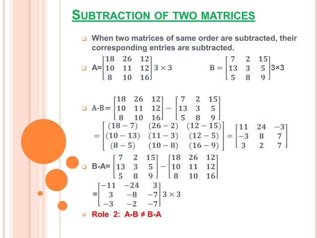 BASIC CONCEPT OF MATRIX.pptx | Free Download