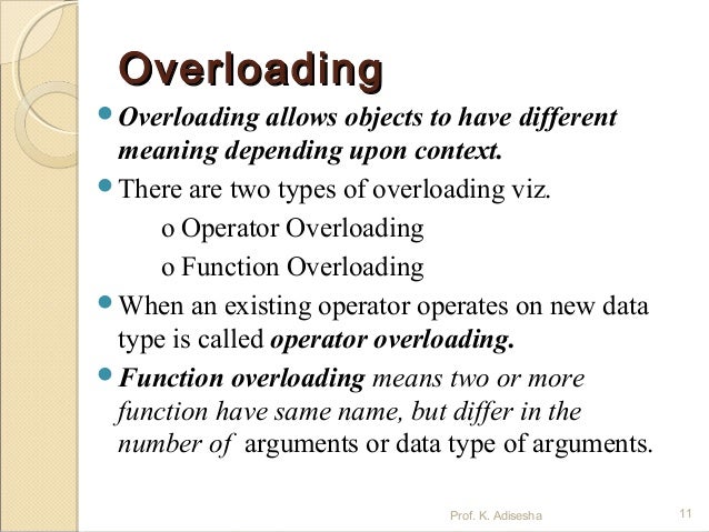 Basic concept of OOP's