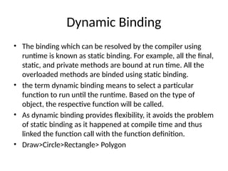 Basic Concept of Object oriented Programming | PPTX