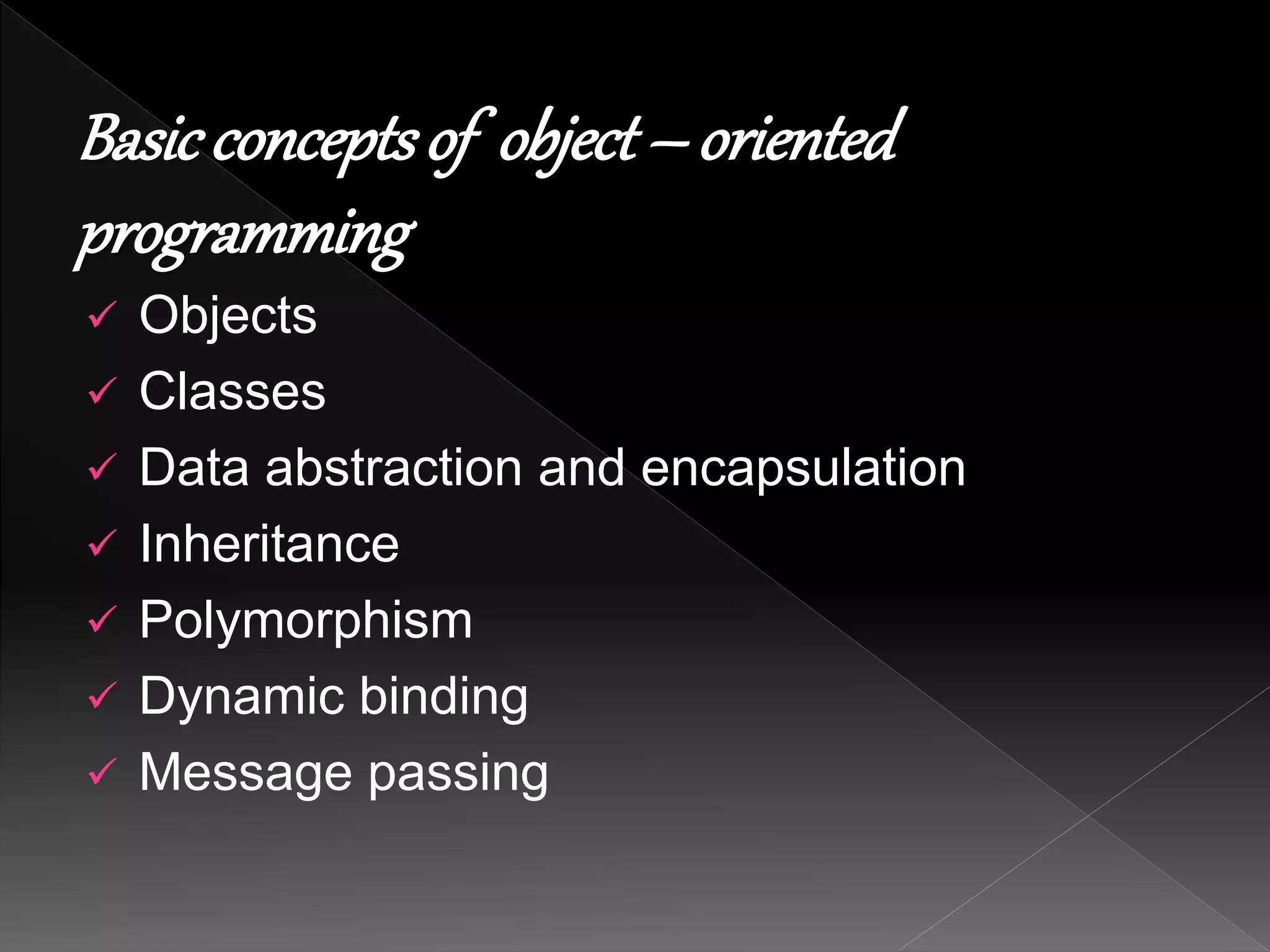 Basic concept of oops | PPT