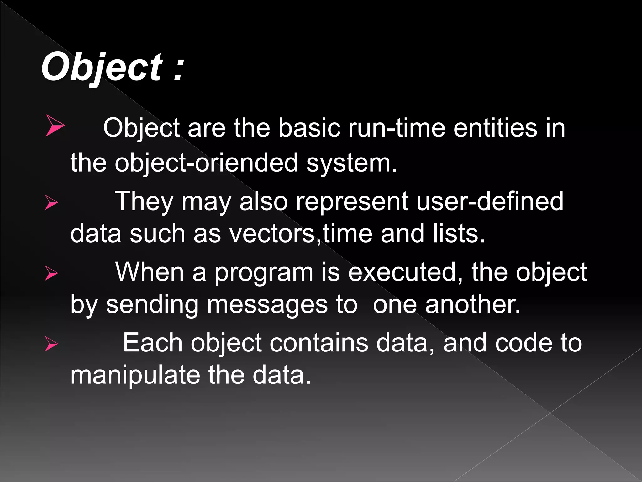 Basic concept of oops | PPT