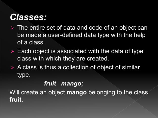 Basic concept of oops | PPT