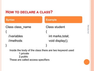Basic concept of object oriented programming | PPTX
