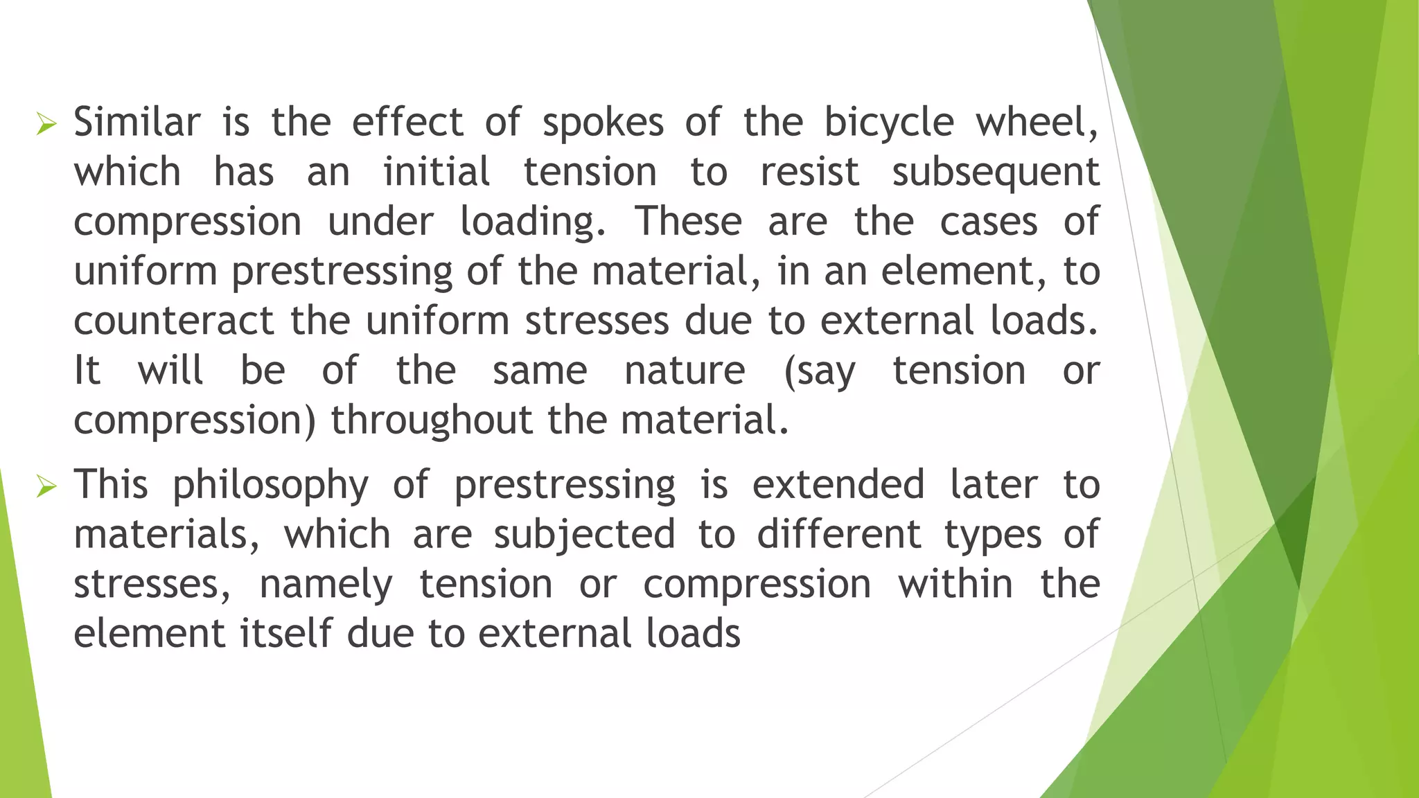 Basic concept of pre-stressing | PPTX