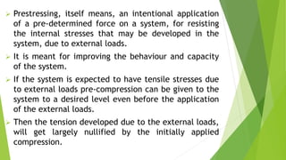 Basic concept of pre-stressing | PPTX | Civil Engineering Industry ...