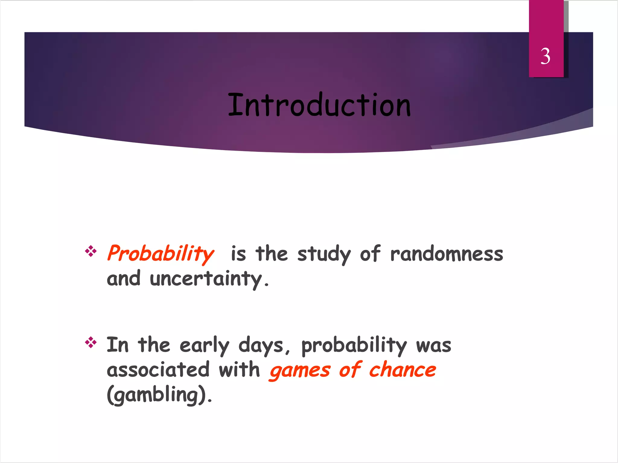 Basic concept of probability | PPT