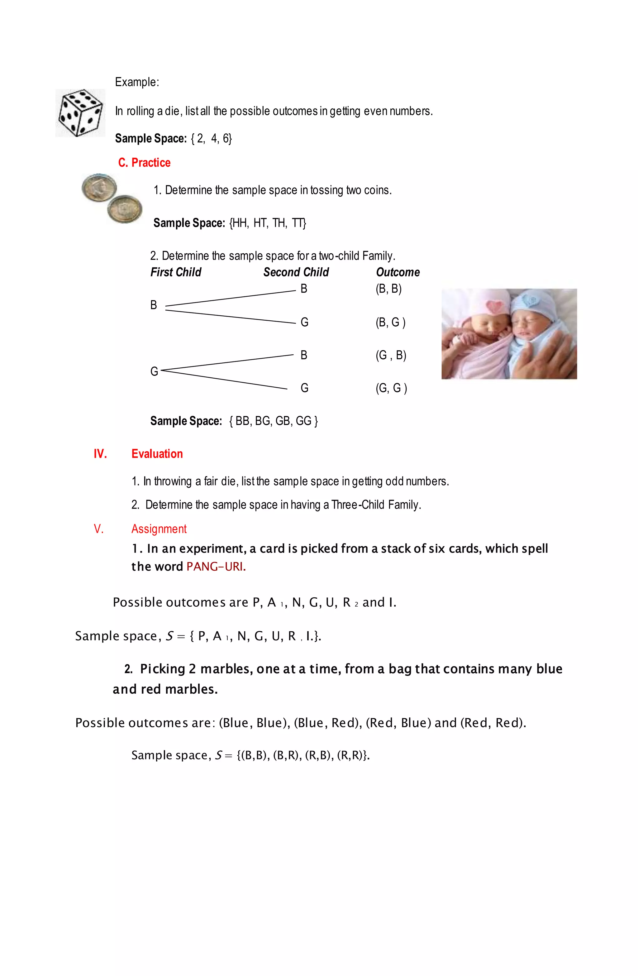 Lesson Plan on Basic concept of probability | DOCX