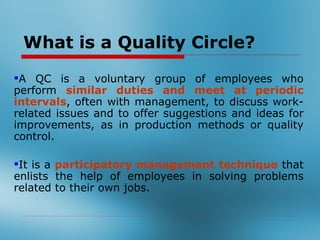 Basic concept of qc | PPT | Human Resources | Business
