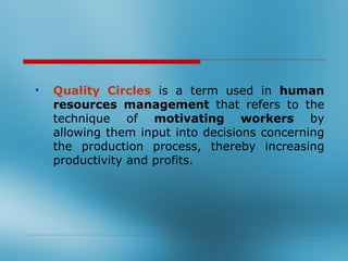 Basic concept of qc | PPT | Human Resources | Business