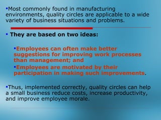 Basic concept of qc | PPT | Human Resources | Business