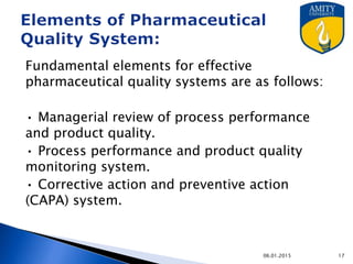 Basic Concepts of Quality Assurance & Management | PPTX