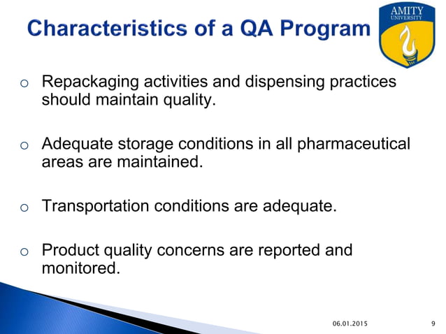 Basic Concepts of Quality Assurance & Management | PPTX ...