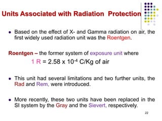 Basic concept of radiation, radioactivity, radiation dose | PPT
