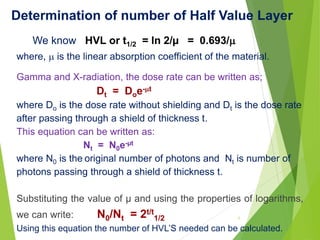 BASIC CONCEPT OF RADIATION SHIELDING AND ITS CALCULATION TECHNIQUES | PPT
