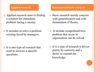 Basic concept of research | PPTX