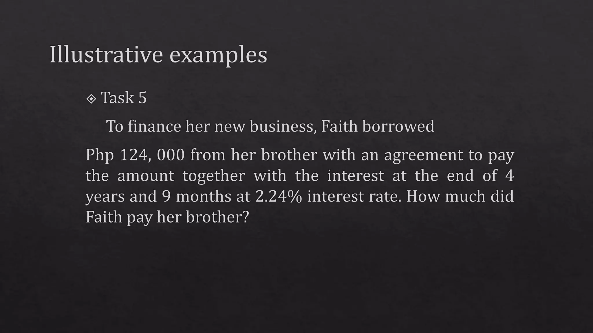 Basic concept of simple interest | PPTX