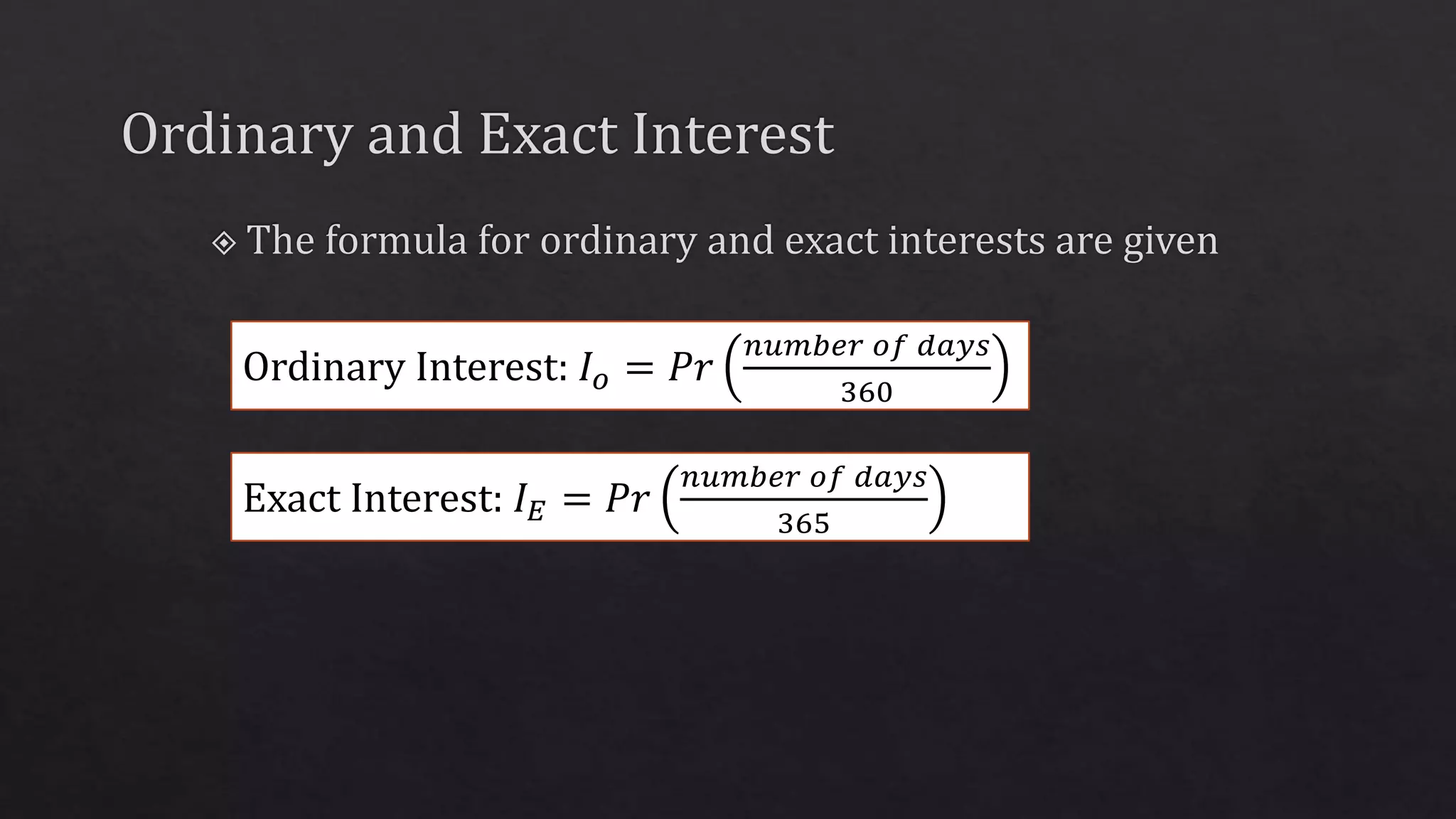 Basic concept of simple interest | PPTX