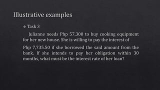 Basic concept of simple interest | PPTX