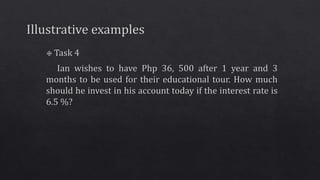 Basic concept of simple interest | PPTX