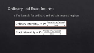 Basic concept of simple interest | PPTX