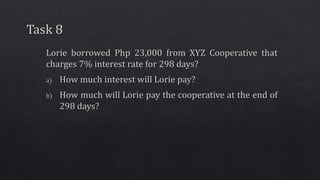 Basic concept of simple interest | PPTX