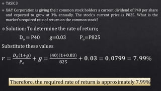 Basic concept of stocks | PPTX