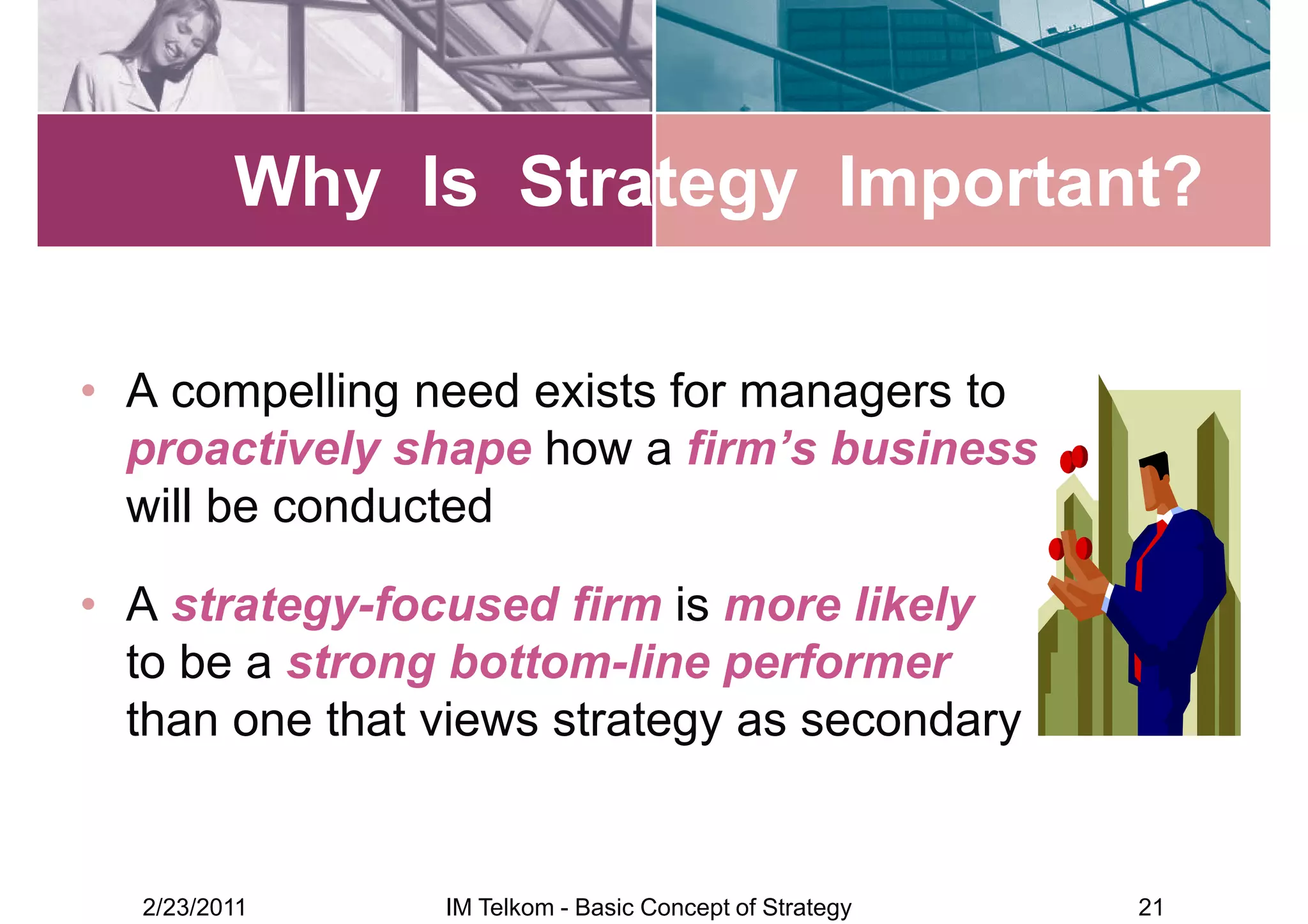 Basic Concept of Strategy & Strategic Management | PDF