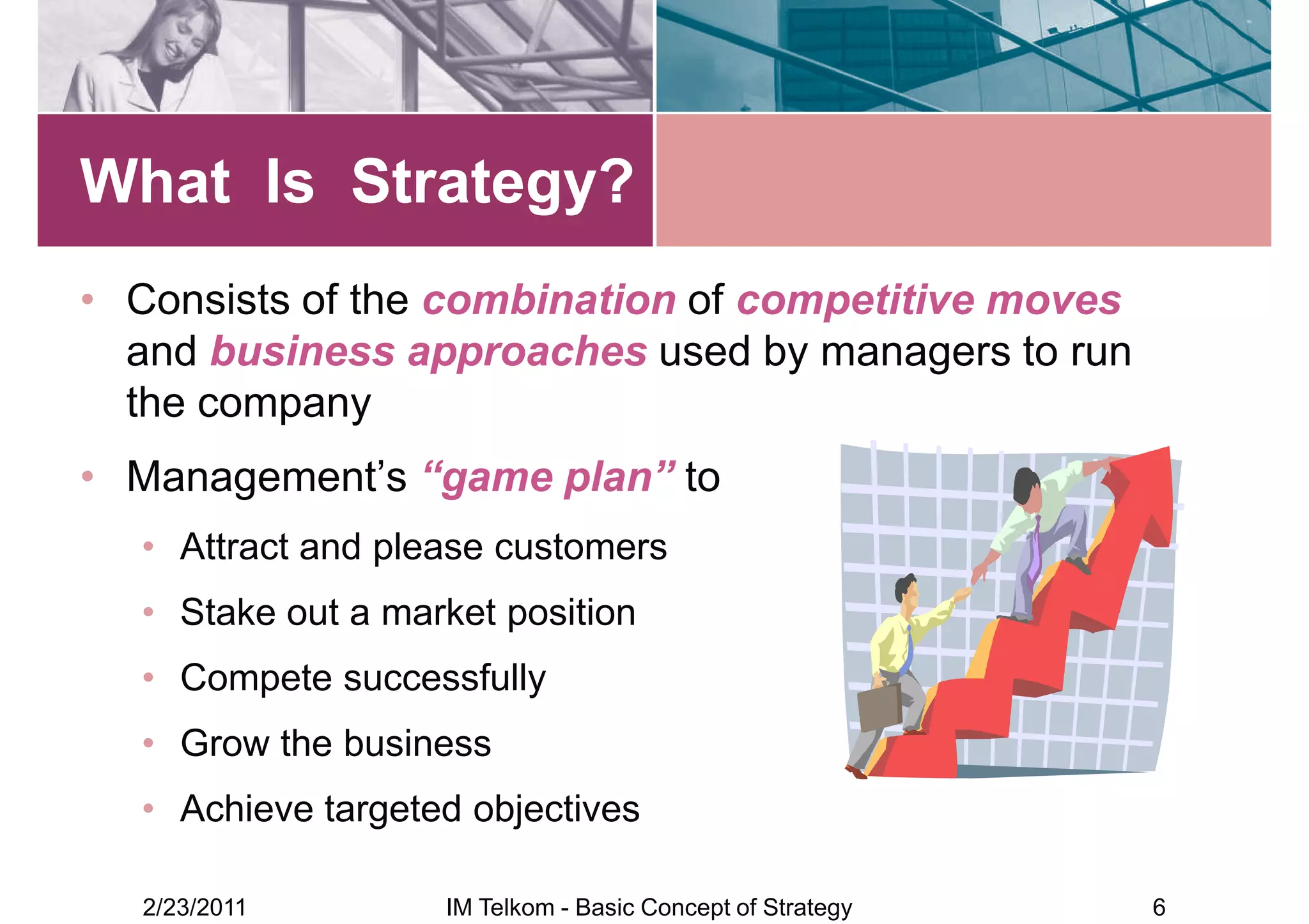 Basic Concept of Strategy & Strategic Management | PDF