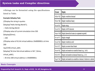 Basic concepts in Verilog HDL | PDF