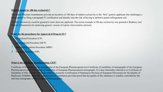 Basic concepts about regulatory affairs | PPTX