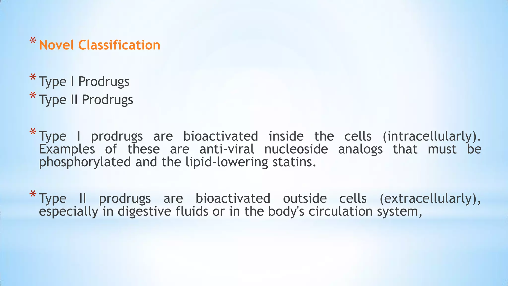 Basic concepts and application of prodrug design | PDF