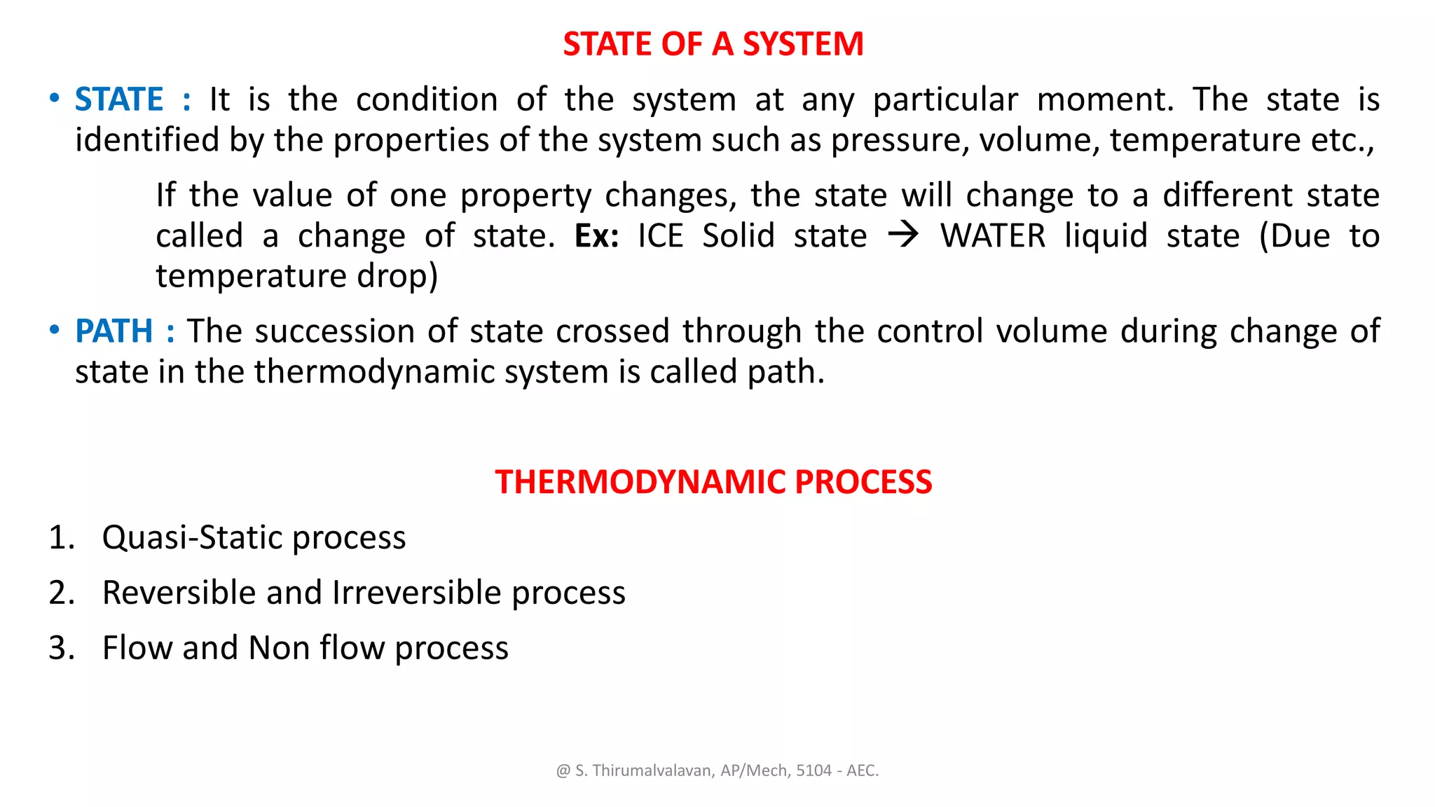 Basic Concepts and First Law of Thermodynamics | PDF