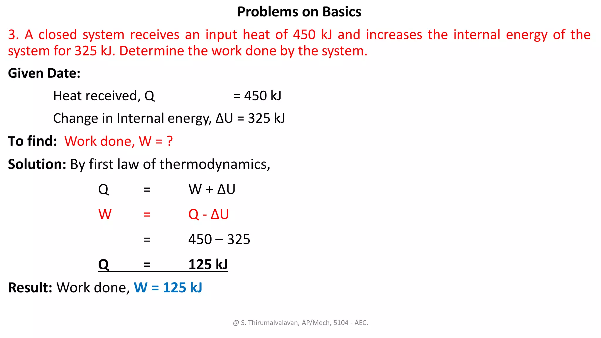 Basic Concepts and First Law of Thermodynamics | PDF
