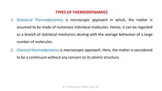 Basic Concepts and First Law of Thermodynamics | PDF