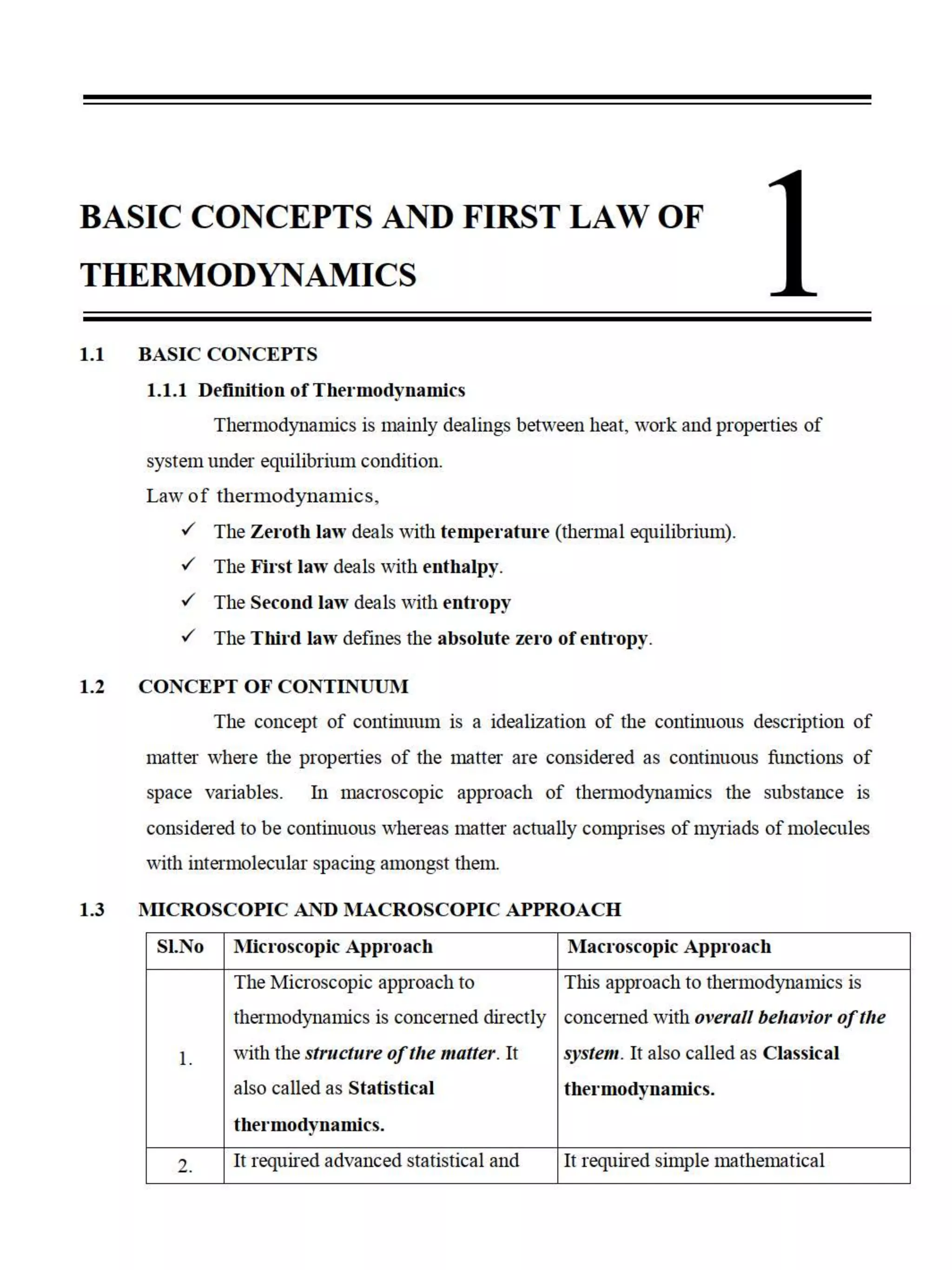 Basic concepts and first law of thermodynamics | PPTX