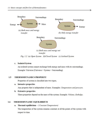 Basic concepts and first law of thermodynamics | PPTX
