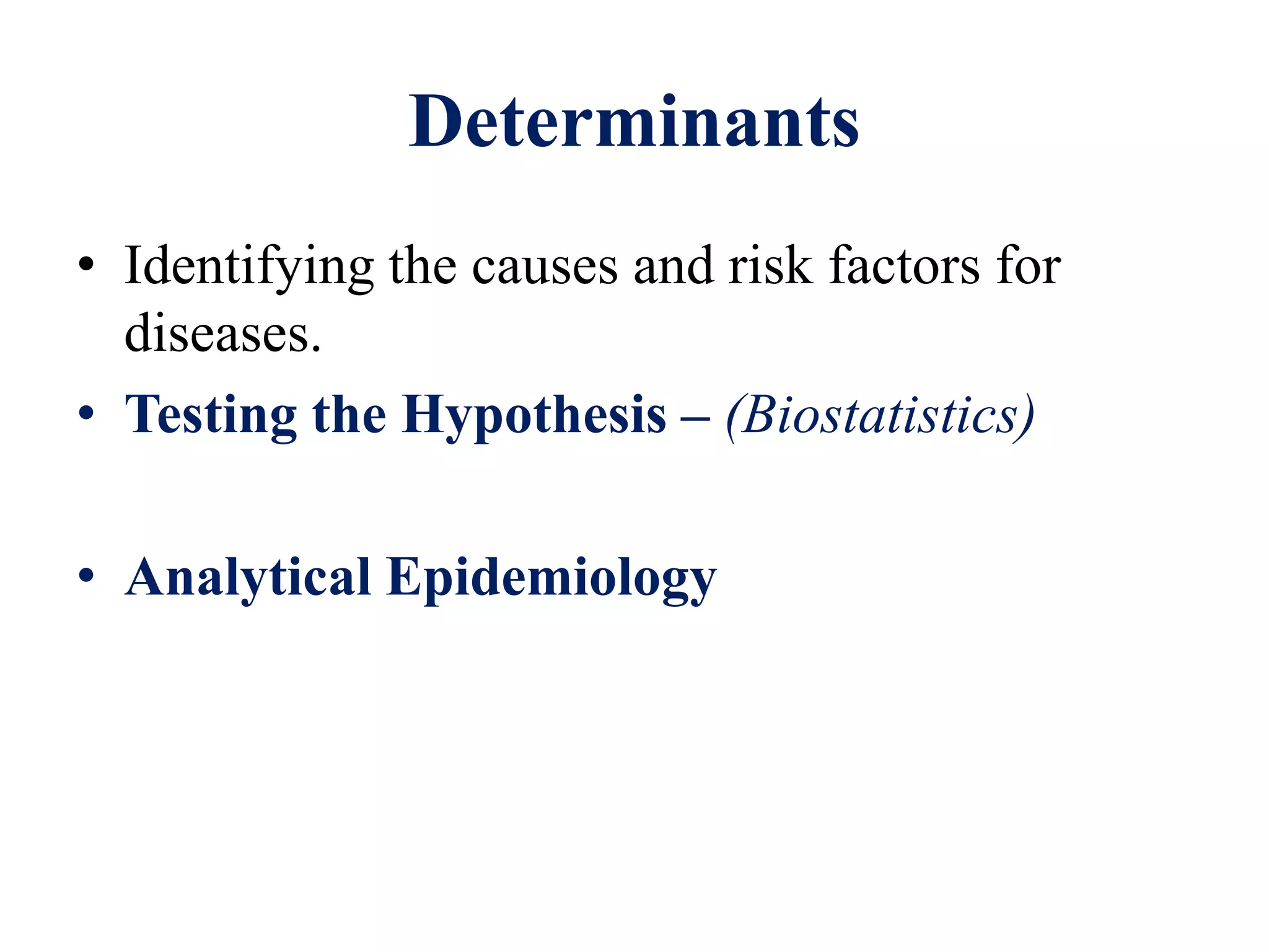 Basic concepts and principles of epidemiology | PPTX