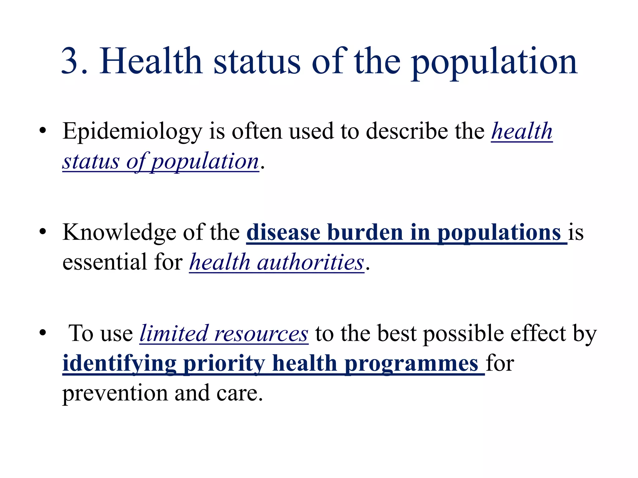 Basic concepts and principles of epidemiology | PPTX