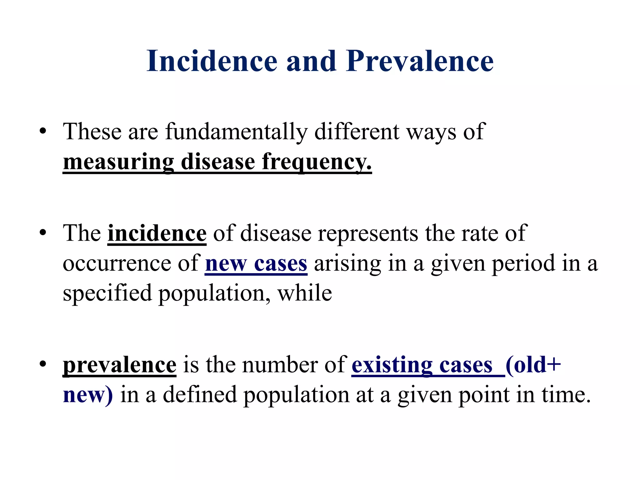 Basic concepts and principles of epidemiology | PPTX