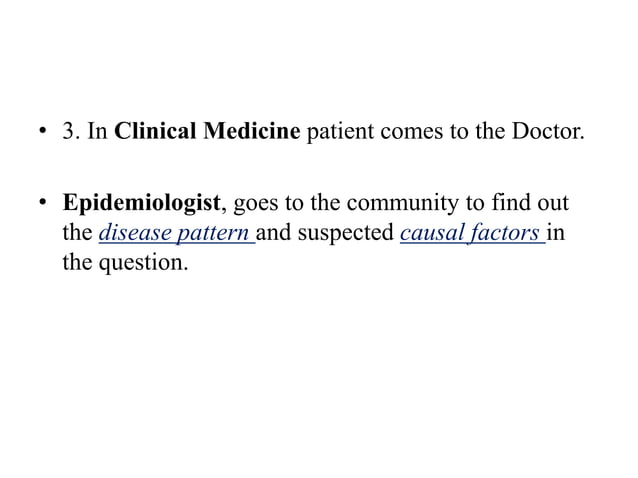 Basic concepts and principles of epidemiology | PPTX