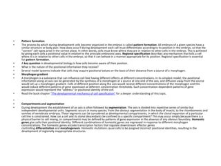 Basic concepts in developmental biology | PPTX