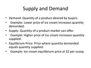 Basic Concepts in Economics for Undergraduate Students | PPTX