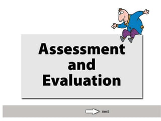 Basic concepts in evaluation procedures in education | PPTX