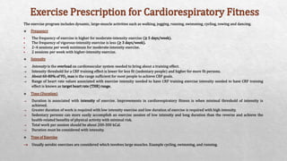 Basic Concepts in Exercise Physiology | PPT