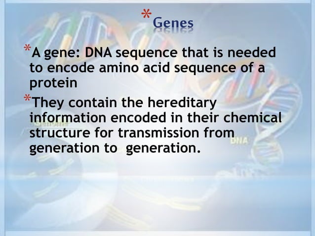 Basic concepts in genetics | PPTX