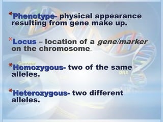 Basic concepts in genetics | PPTX