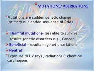 Basic concepts in genetics | PPTX