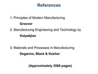 Basic concepts in manufacturing | PPT