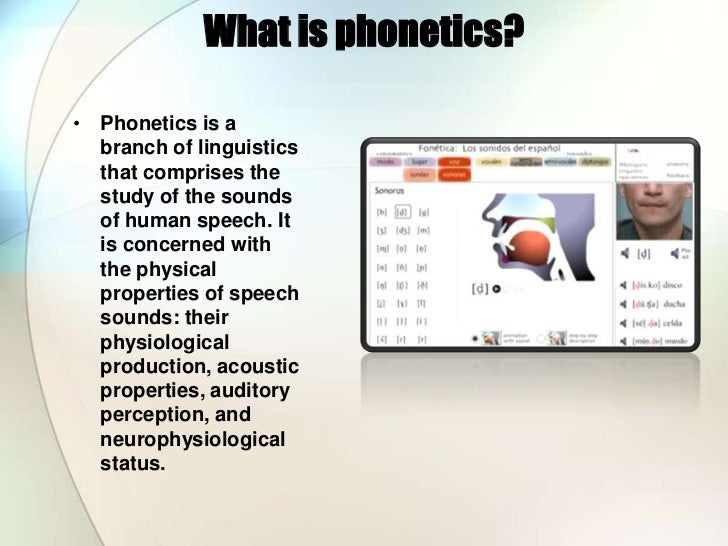 Basic concepts in phonetics